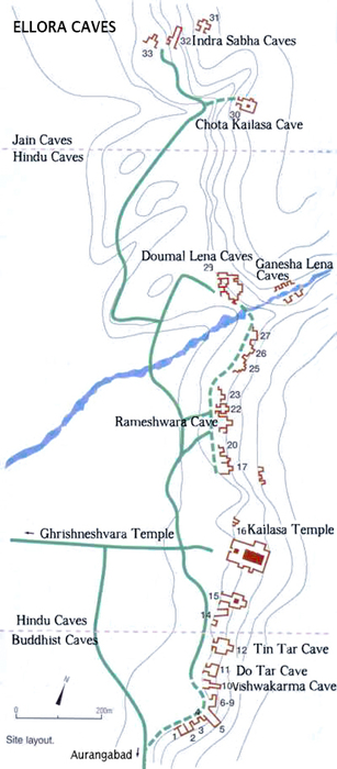 Las cuevas de Ellora (I)
